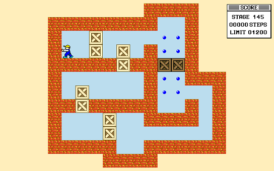 Sokoban: Sokoban lessons - Storage: Two rows