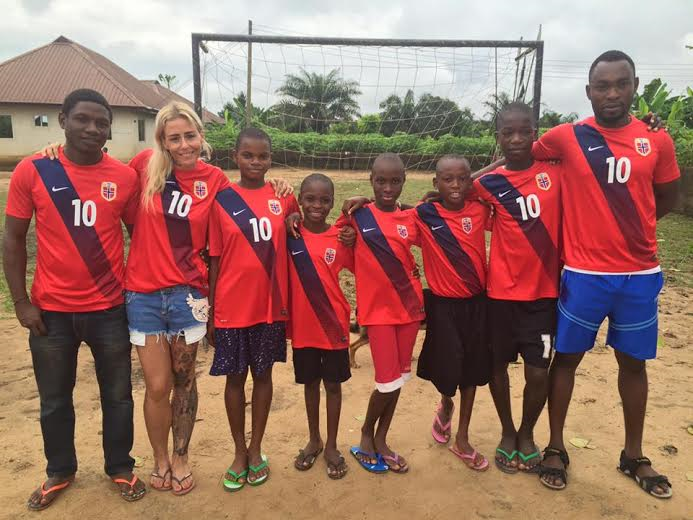European football clubs and players donates signed football shirts to ...