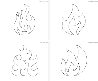 Four Coloring: Free printable Bonfire coloring pages for kids