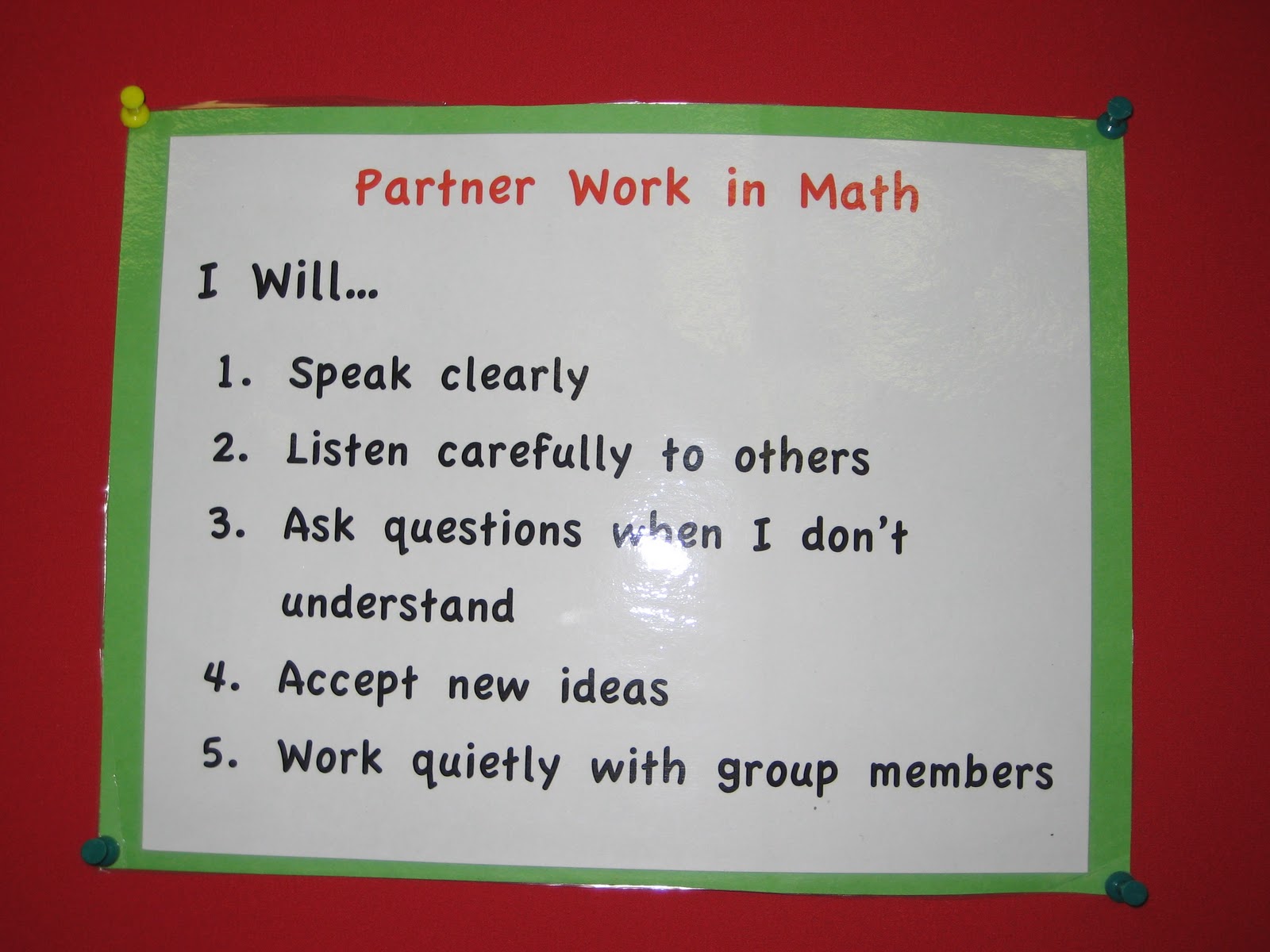 AlwaysSunny: Partner Work in Math {and life}