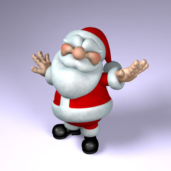 Christmas Wallpapers and Images and Photos: 3d Santa images, Christmas ...