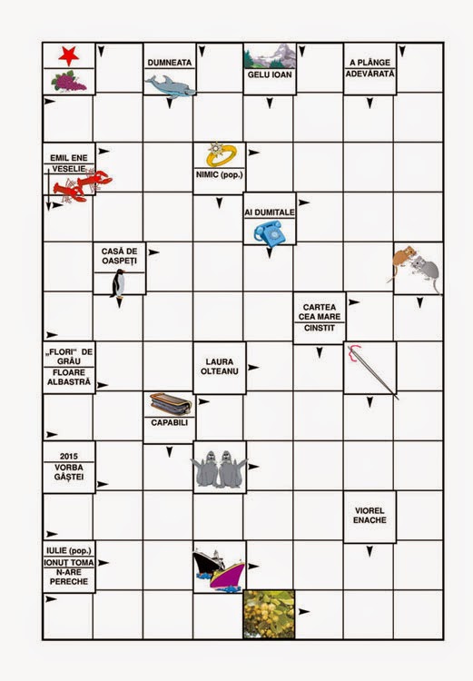 Joc de copii: Integrama ilustrată (2)