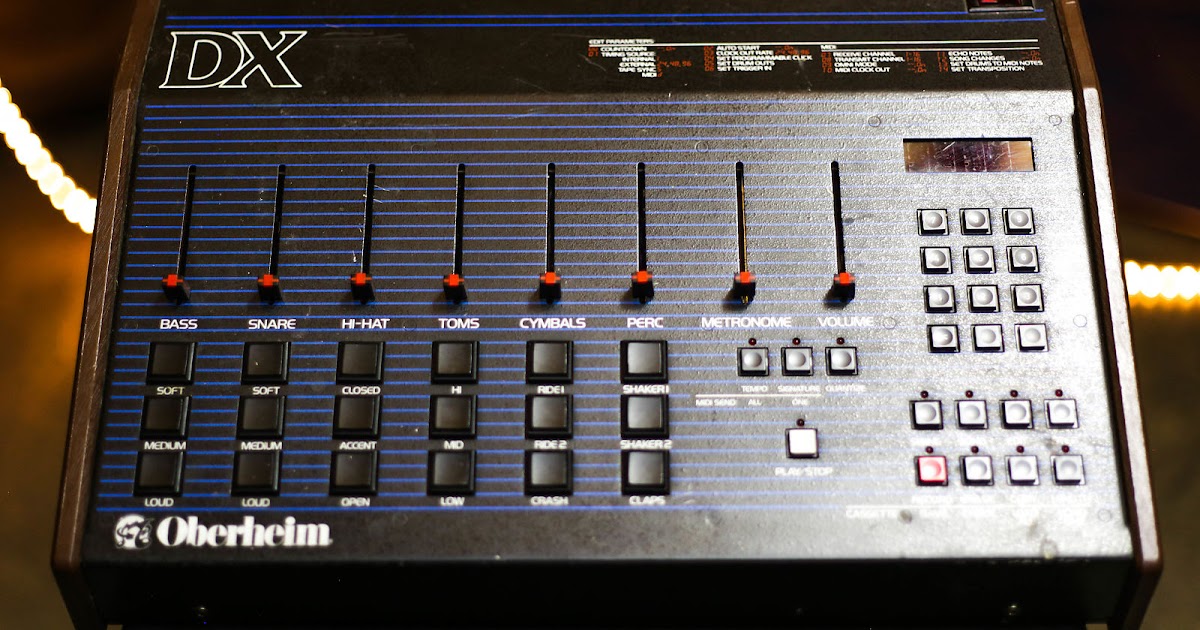 MATRIXSYNTH: 1980'S OBERHEIM DX DRUM MACHINE