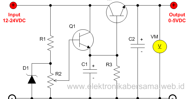 Rangkaian Variable DC to DC Converter | Elektronika Bersama