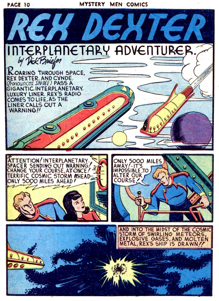 Pappy's Golden Age Comics Blogzine: Number 2140: Young-old-young Rex Dexter