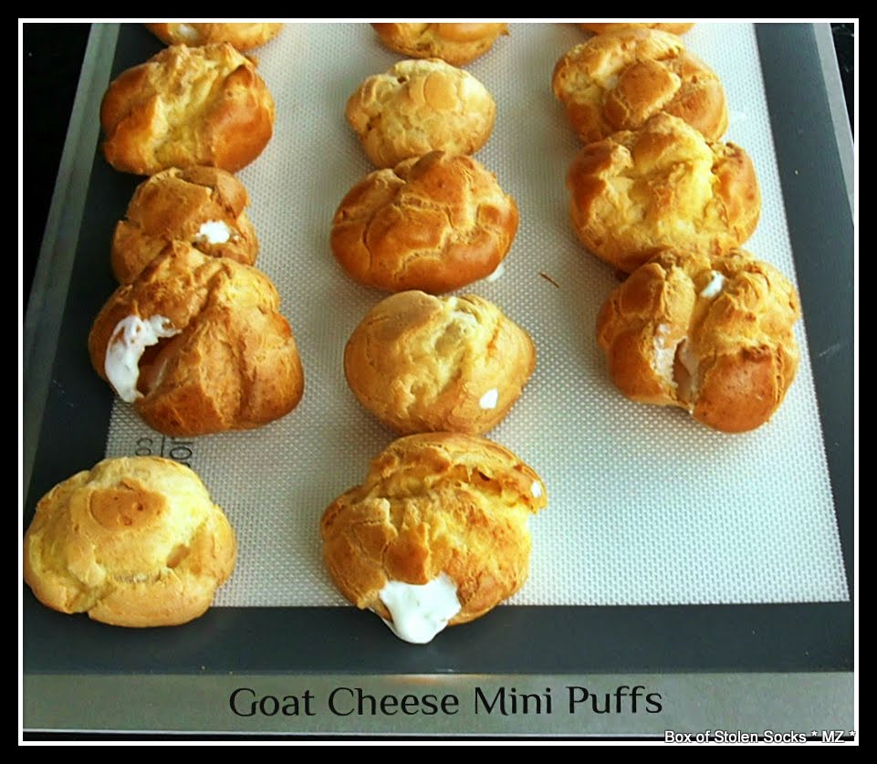 Box of Stolen Socks: French Fridays with Dorie: Goat Cheese Mini Puffs