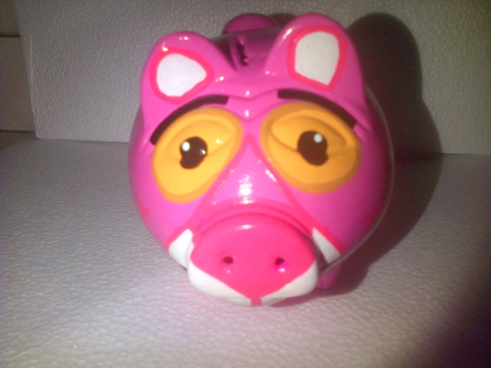 Marrano pintado de "Pantera Rosa" - Mega Marranos pintados