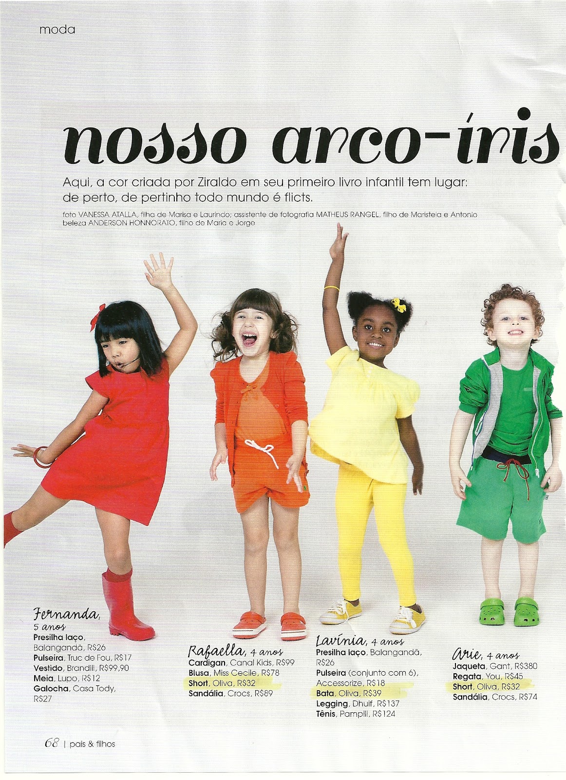 OLIVA Moda Infantil: Neste mês saímos com 5 peças no editorial de moda ...
