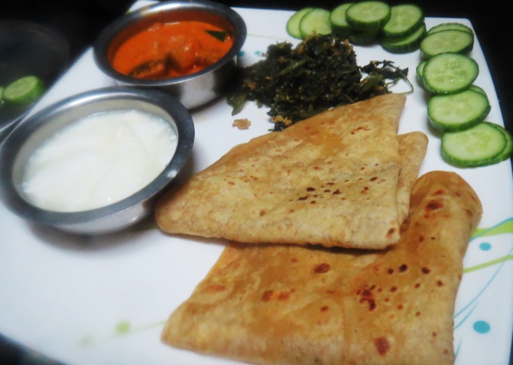ಅಡಿಗೆ - Adige: Mixed flour Spicy Chapati