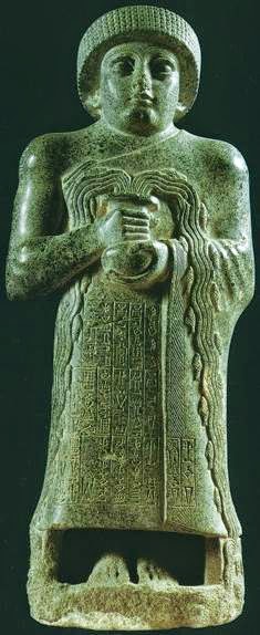 pillole d'arte: GUDEA ca 2120 A.c., MUSEO DEL LOUVRE, PARIGI