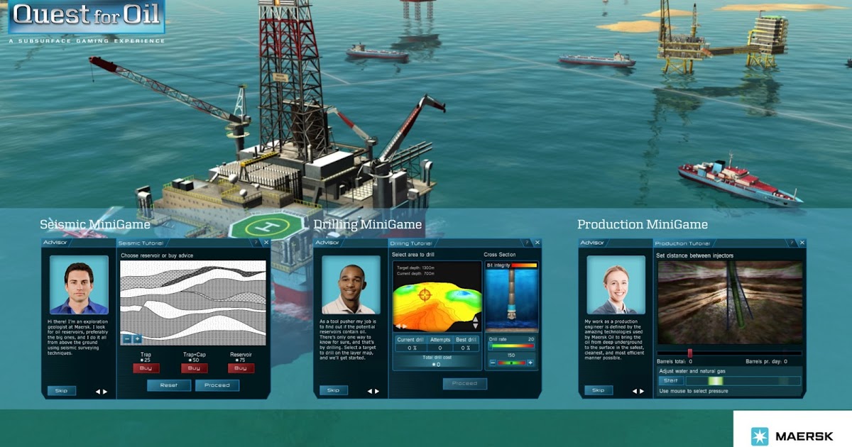 Serious Games For Oil Exploration Hands-On Experience