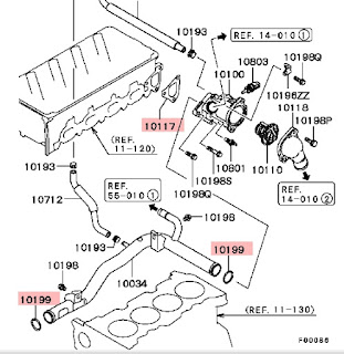 АвтоБЛОГ MITSUBISHI: Комплект прокладок двигателя для Mitsubishi Lancer ...