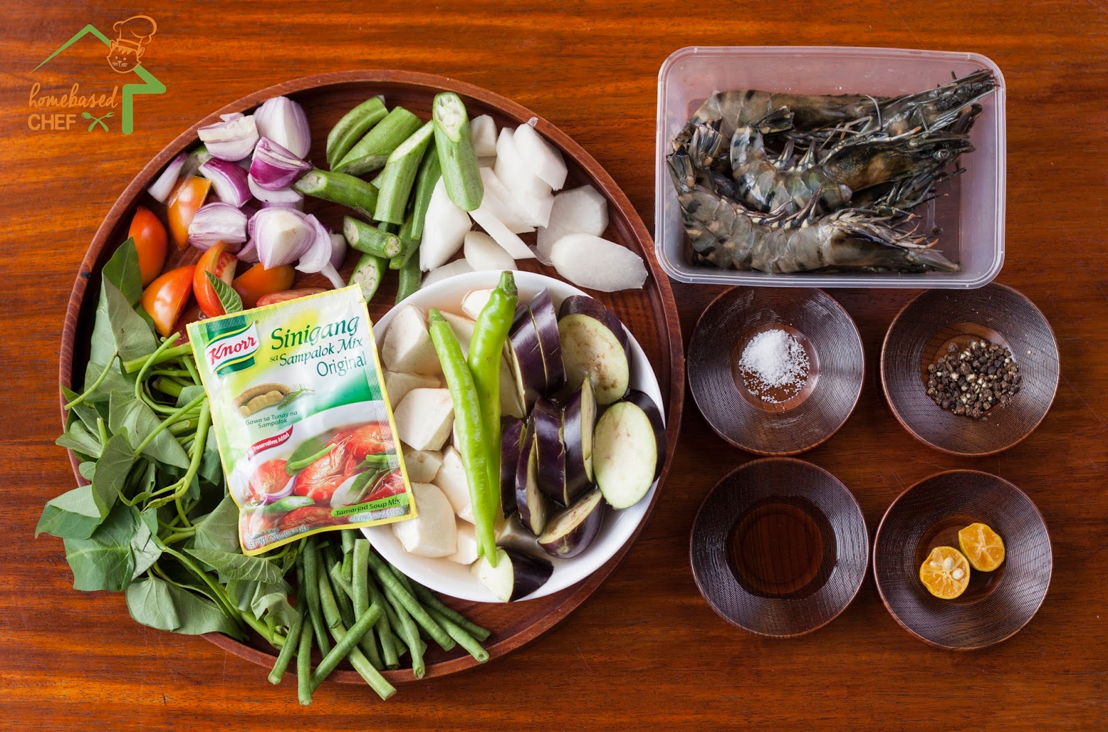 Sinigang na Sugpo (Prawns in Tamarind Soup)