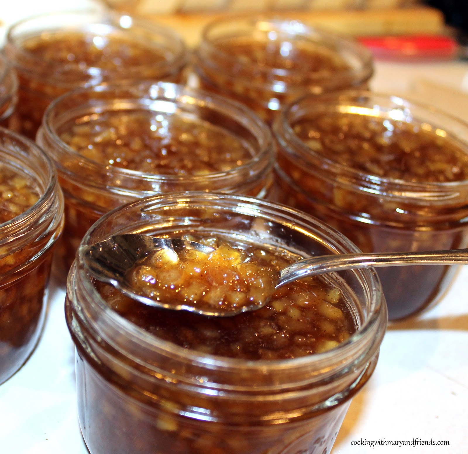 Cooking With Mary and Friends: "Hot Shot" Apple Jam {Cinnamon Whisky}
