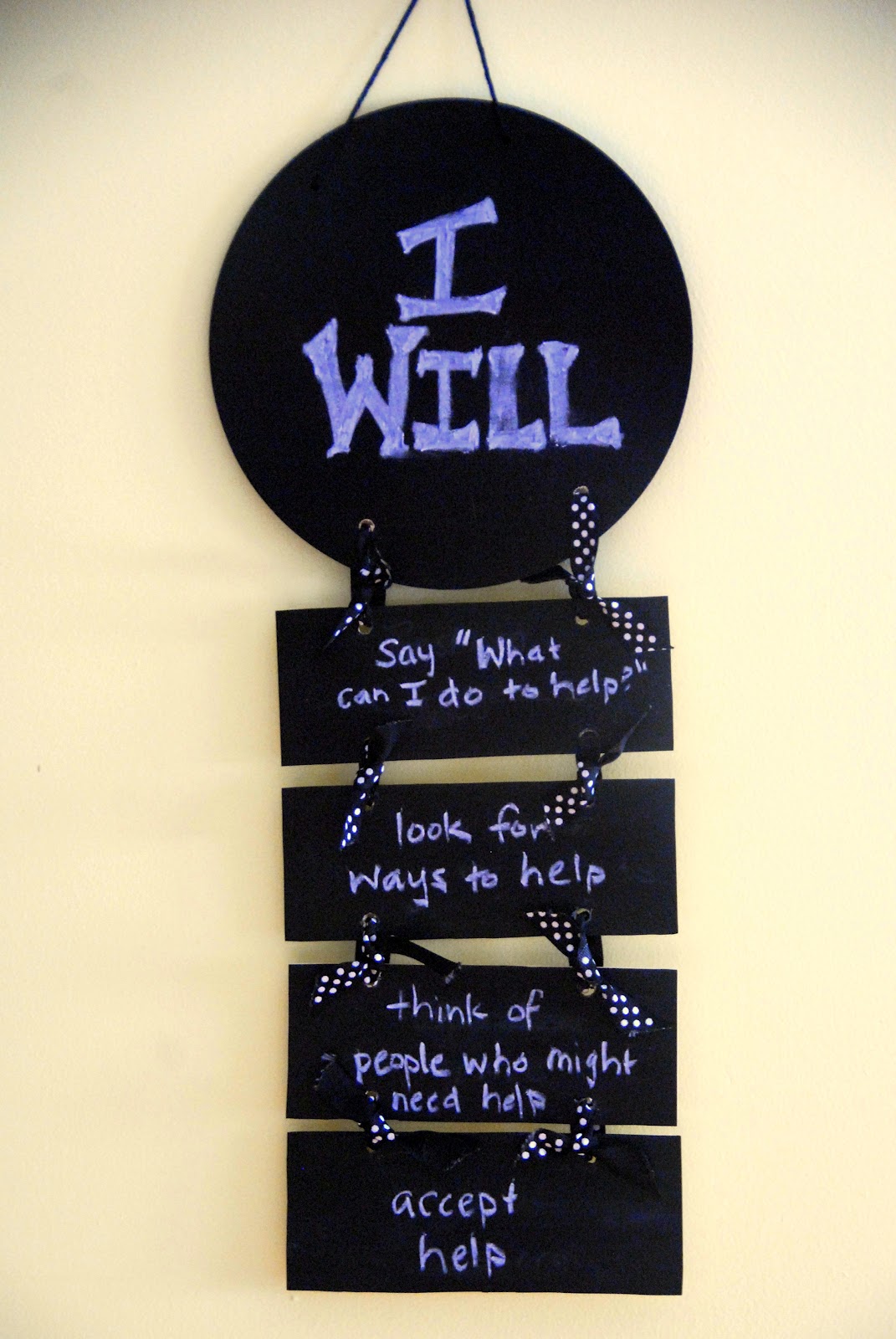 Day #93 Grace "I Will" Statements - Character Development, Week #14