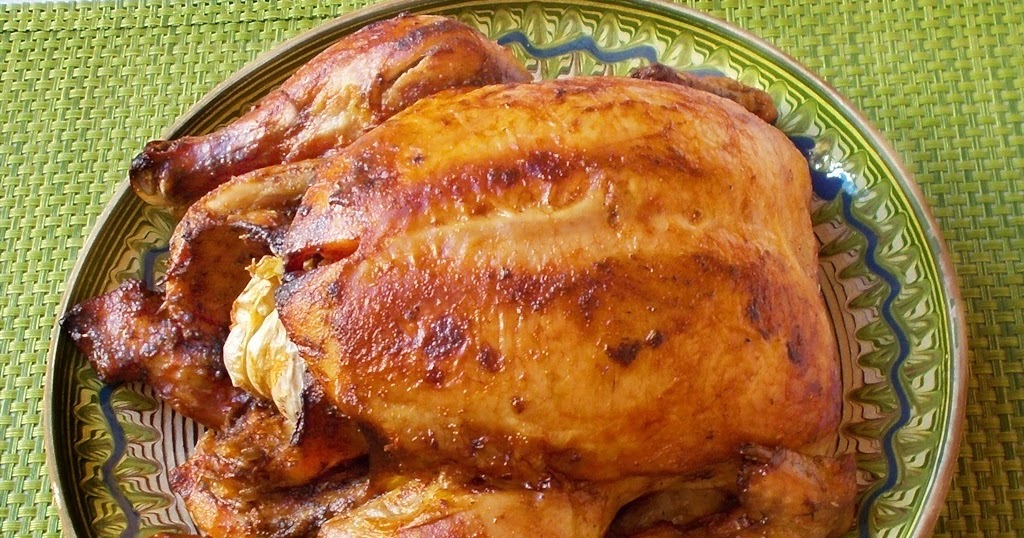 Pui intreg la punga - Bunătăți din bucătăria Gicuței