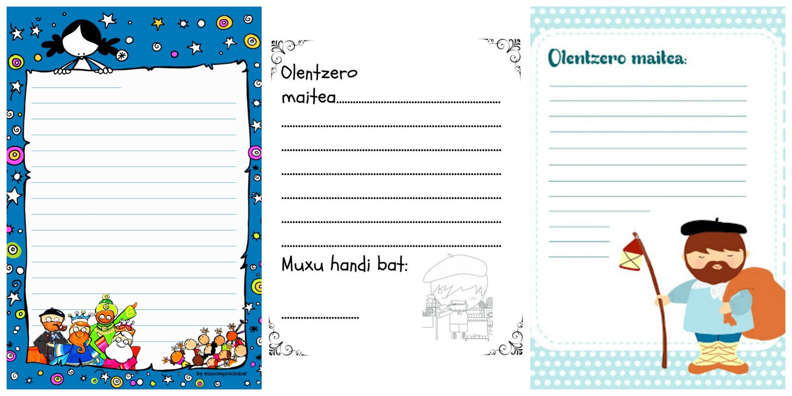 Izebaren txokoa: Olentzeroren gutuna