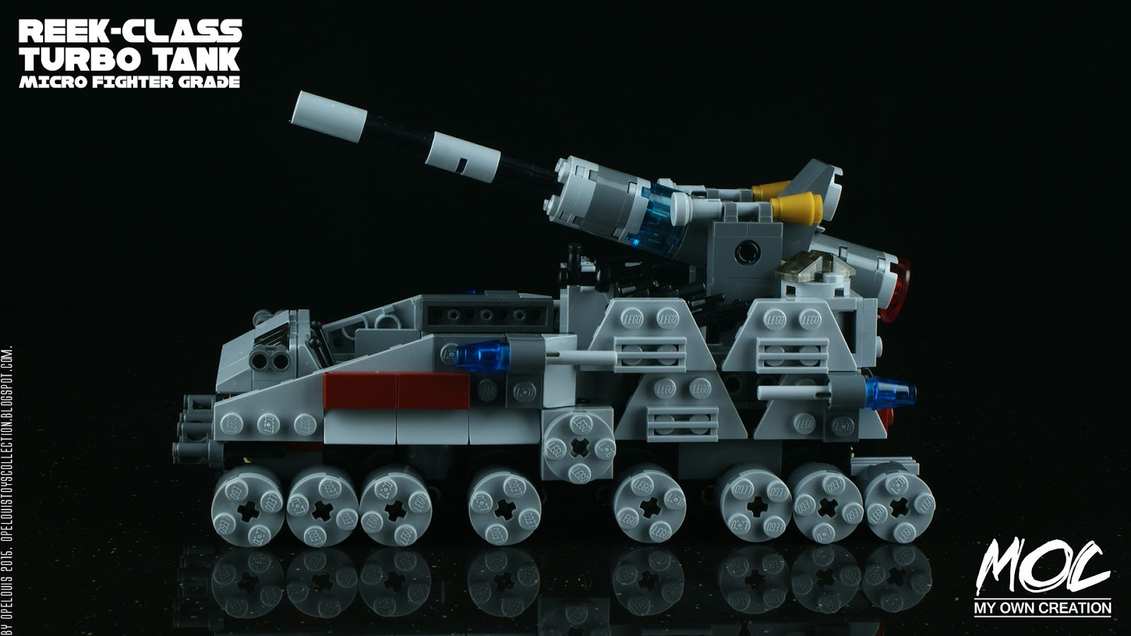 Opelouis's Toys Collection: (LEGO MOC) Republic Reek-class Turbo Tank ...
