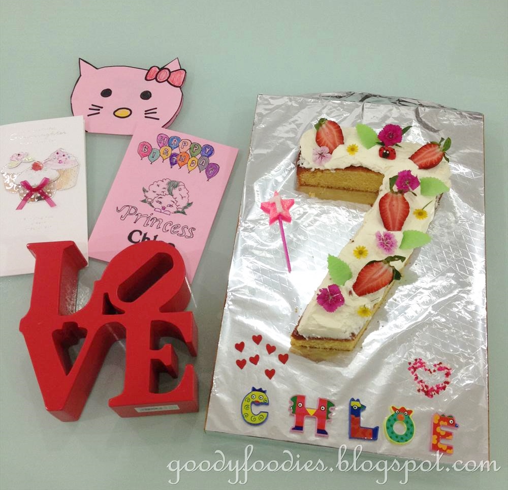 GoodyFoodies: How to Make Number 7 Birthday Cake