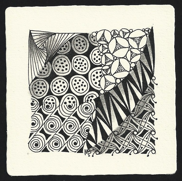 Enthusiastic Artist: YALE tangle instructions