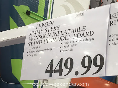 Jimmy Styks Monsoon Inflatable Stand Up Paddle Board | Costco Weekender