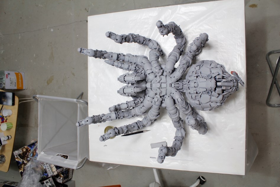 GUNDAM GUY: Gunpla Kit-Bash Spider Mecha - Custom Build