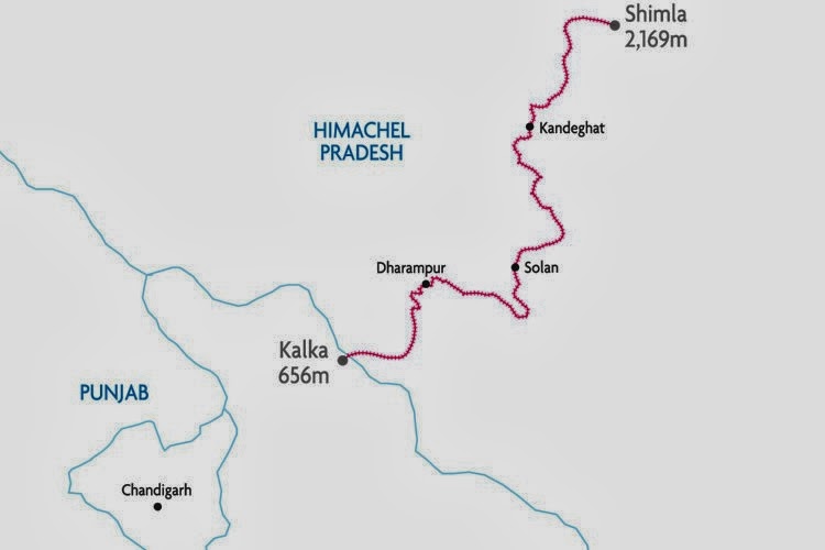 Through Picture: Colonel Barog: tall upright man of Barog Tunnel