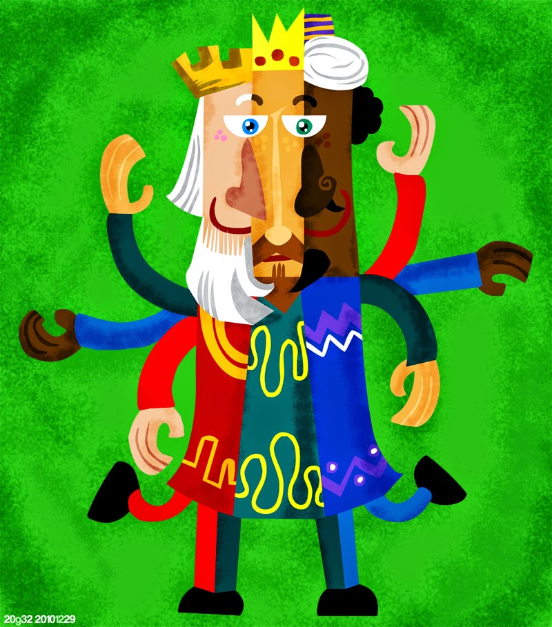 Pinzellades al món: Il·lustracions dels Reis Mags / Ilustraciones de ...