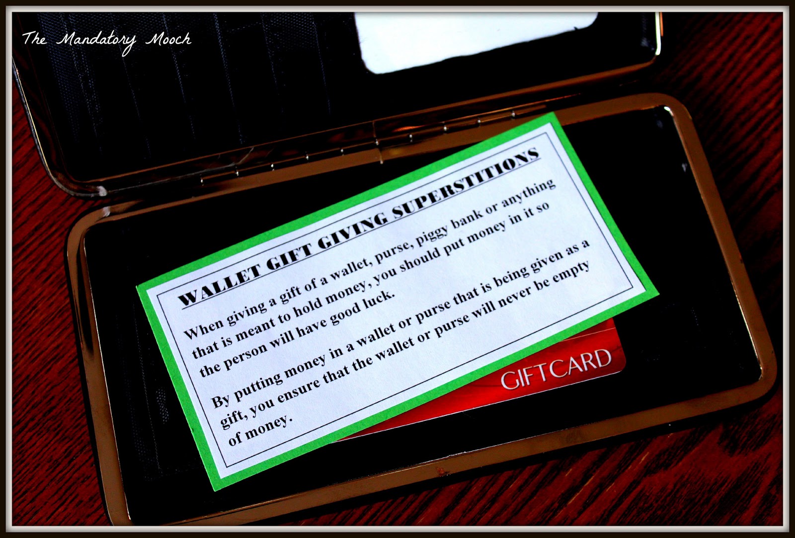 The Mandatory Mooch: Teacher Wallet Gift