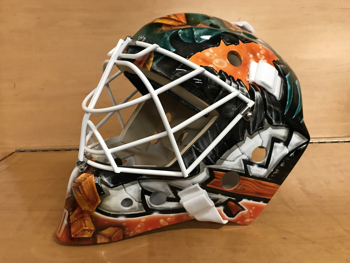 I Love Goalies!: Aaron Dell 2017 - 18 Mask