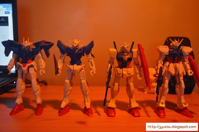 Jyuzou's Blog: Gunpla Summary: Entry Grade Line Complete!