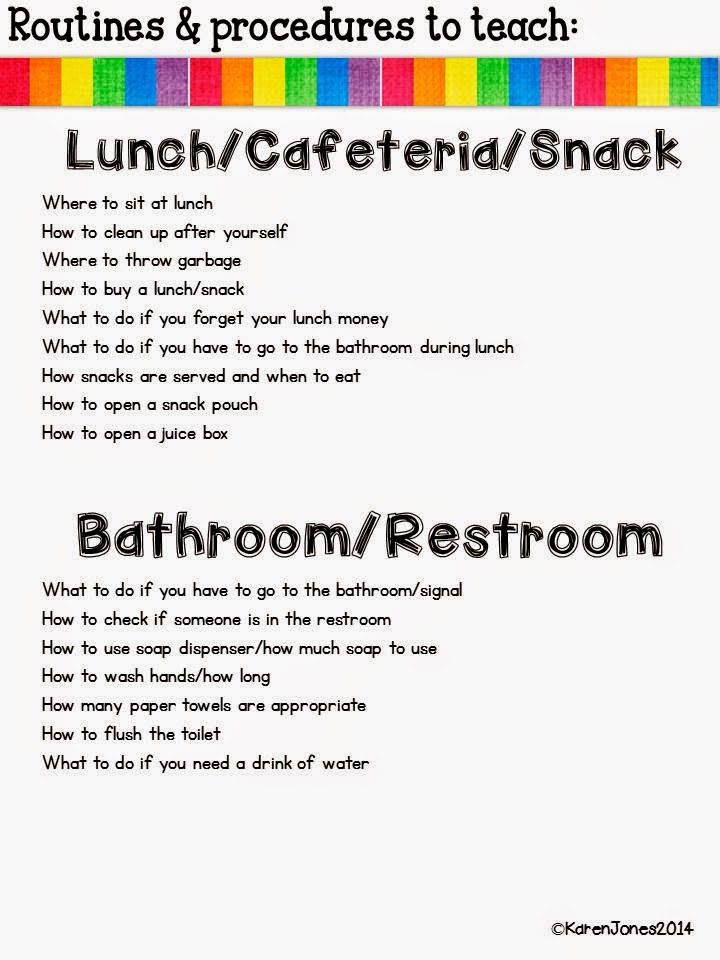 Routines, Routines, Routines! | Mrs. Jones's Kindergarten | Bloglovin’