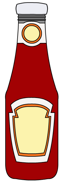 Cute Flash Drawing: Lesson 2 - Draw ketchup