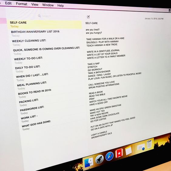 11 LISTS TO HELP YOU GET YOUR LIFE IN ORDER IN 2019