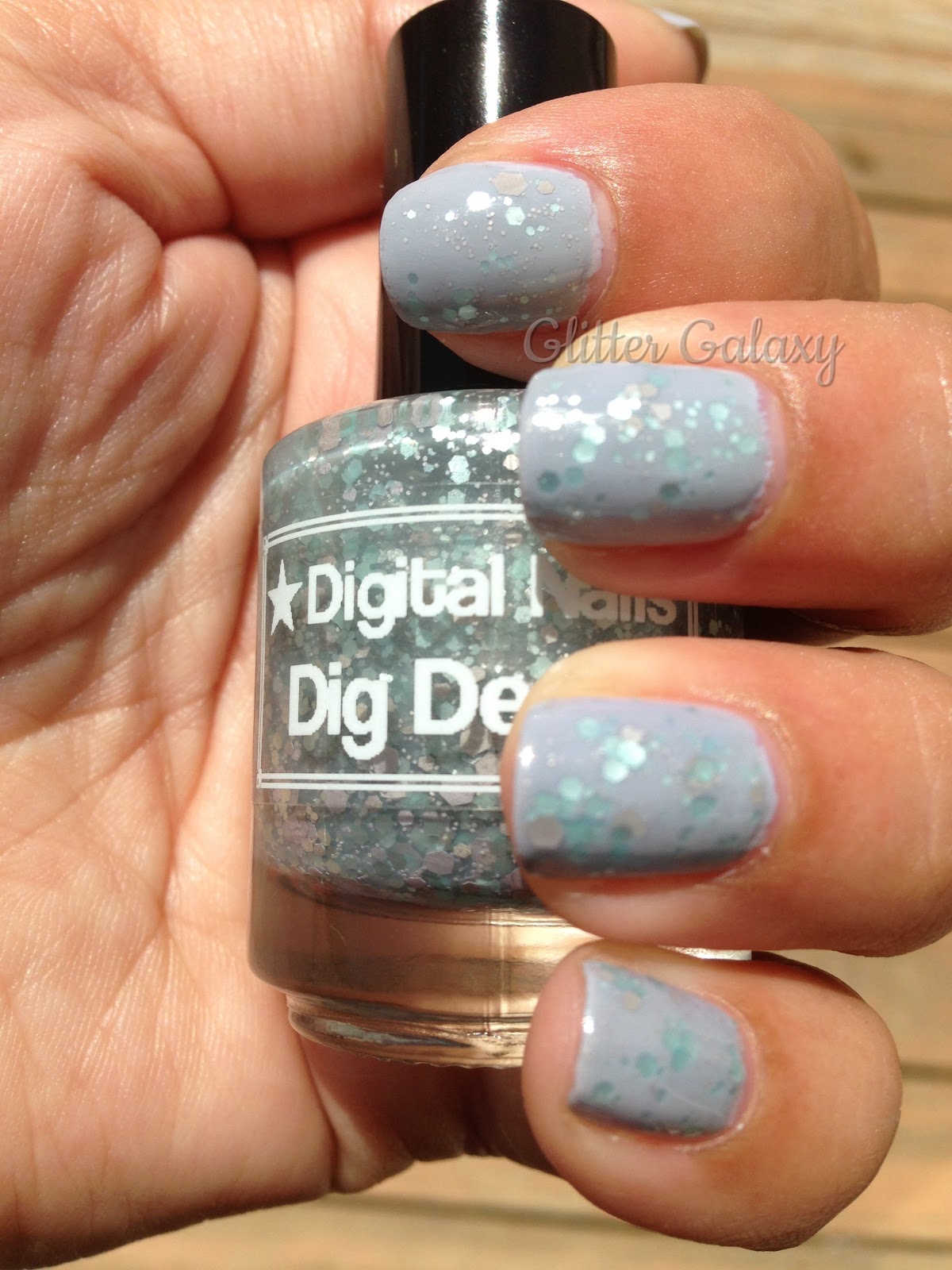 Glitter Galaxy: Cult Nails Faded and Digital Nails Dig Deep