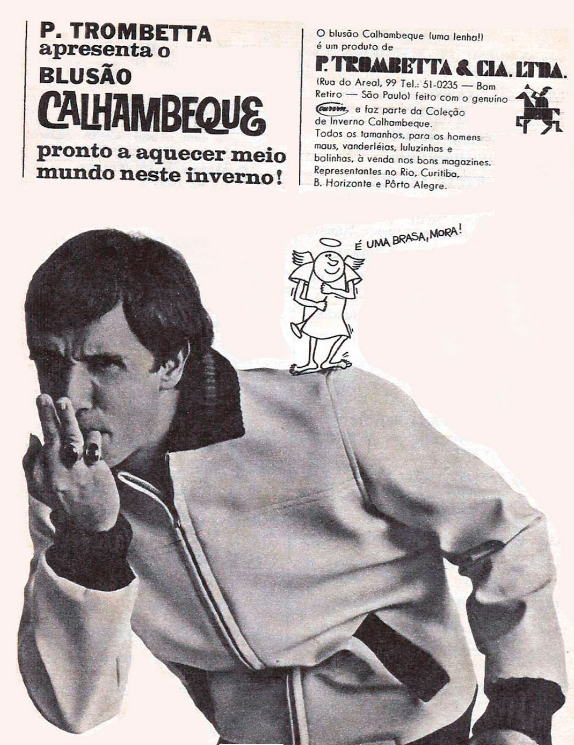 ANOS DOURADOS: IMAGENS & FATOS: IMAGENS - Anúncio: MARCA "CALHAMBEQUE"