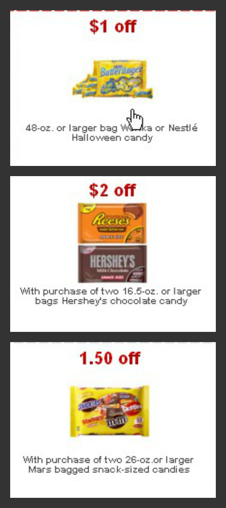 UNIQUE UNUSUAL OR INTERESTING: Halloween Candy Deals & Coupons