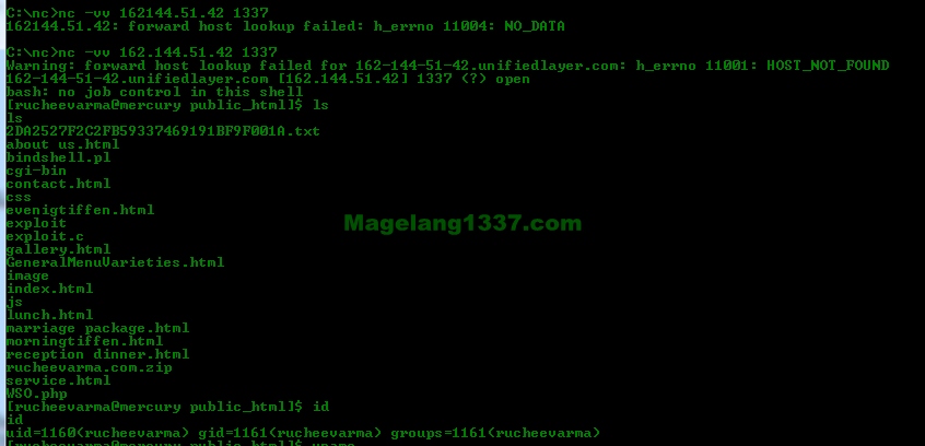 Cara Backconnect Dengan Bindshell [Rooting]