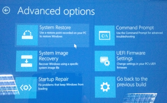 About Computer: Recovery System Windows 10