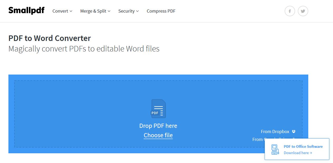Convert pdf to word