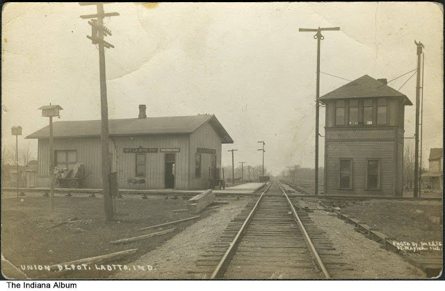 Towns and Nature: Laotto, IN: Union Depot and Tower: Penn/GR&I vs. Penn ...