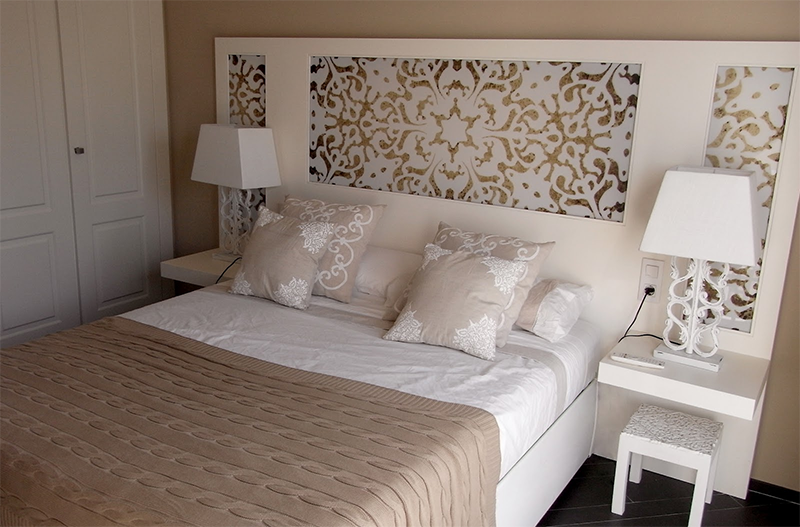 glow interiors: Backlit headboard