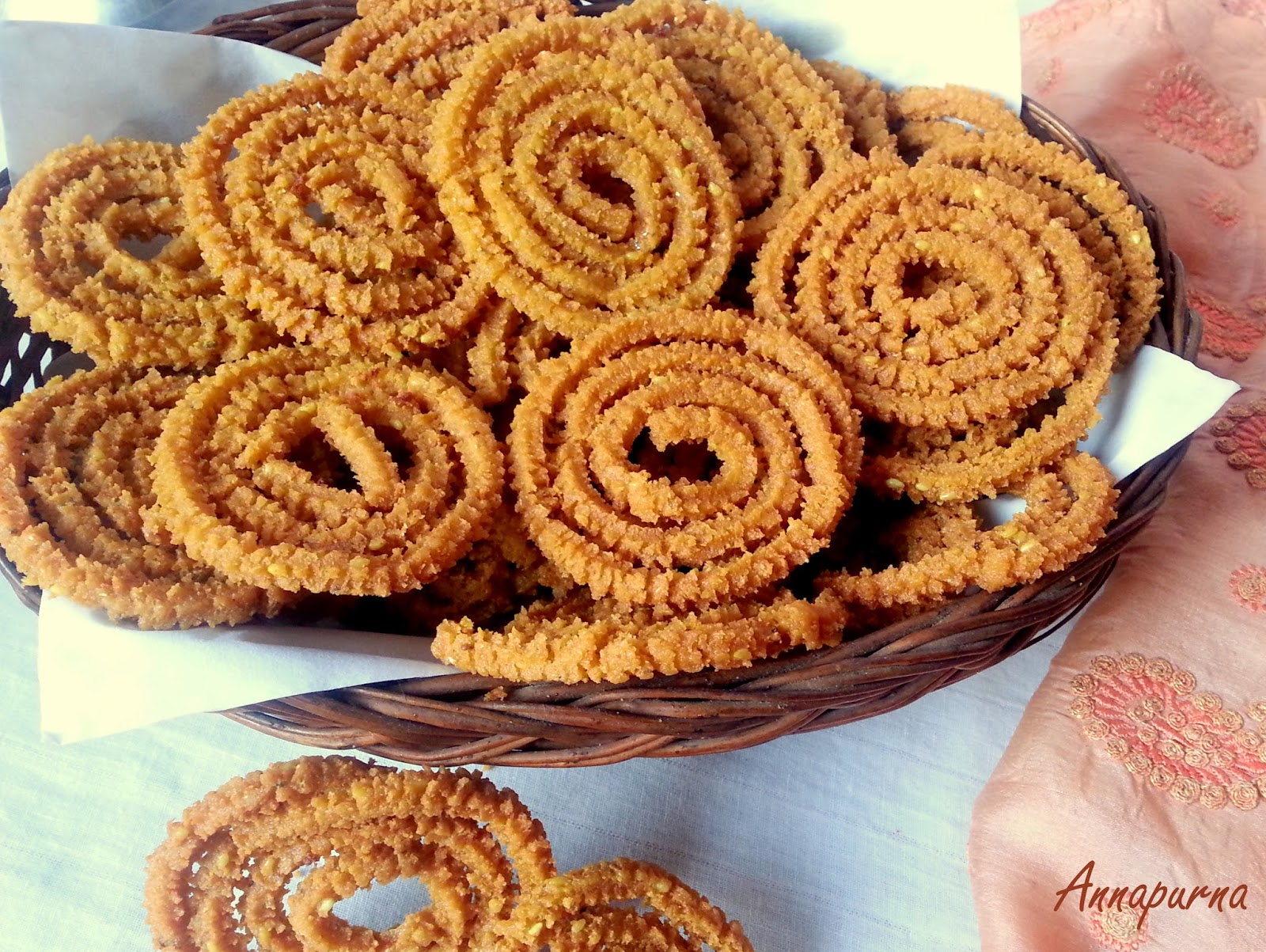 Annapurna: Chakli / Crispy Savory Spirals / Diwali Snacks
