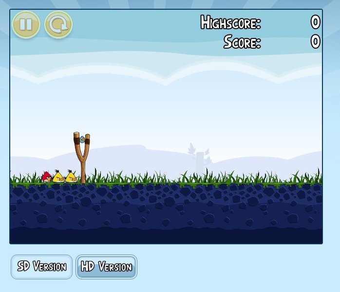 Angry birds: game grátis para navegador