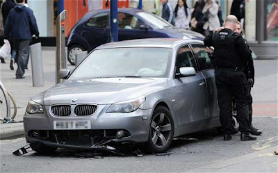 Nothing To Do With Arbroath: Police officers wreck police car driving ...