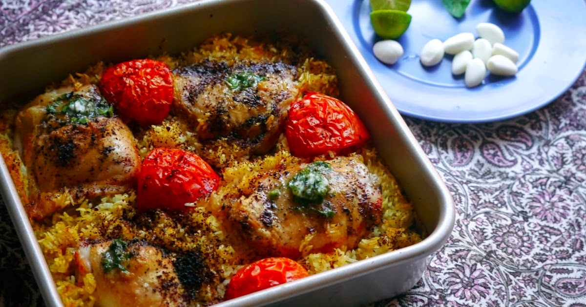 One-pot baked chicken and rice(two ways)