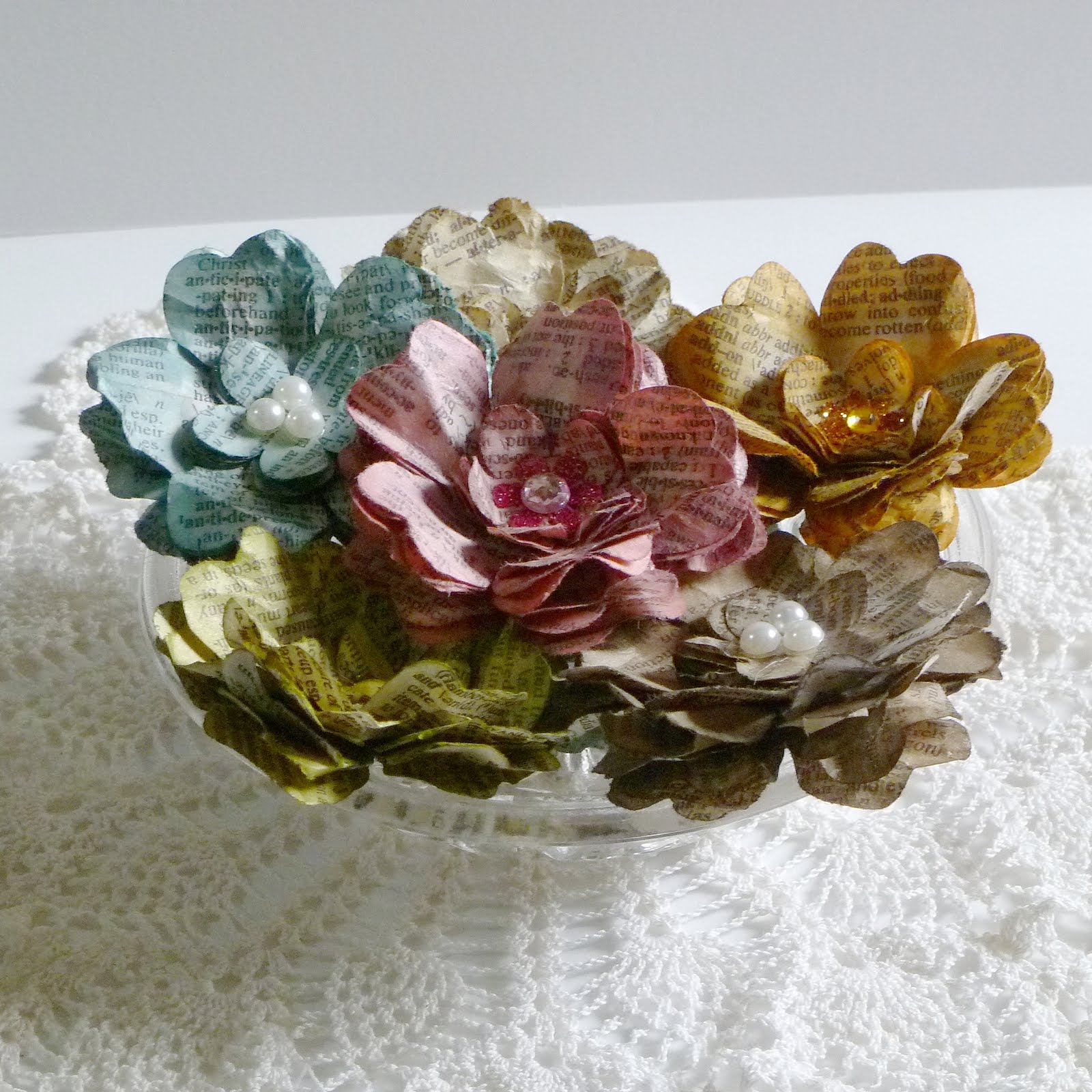 My Musings: Vintage Paper Flowers