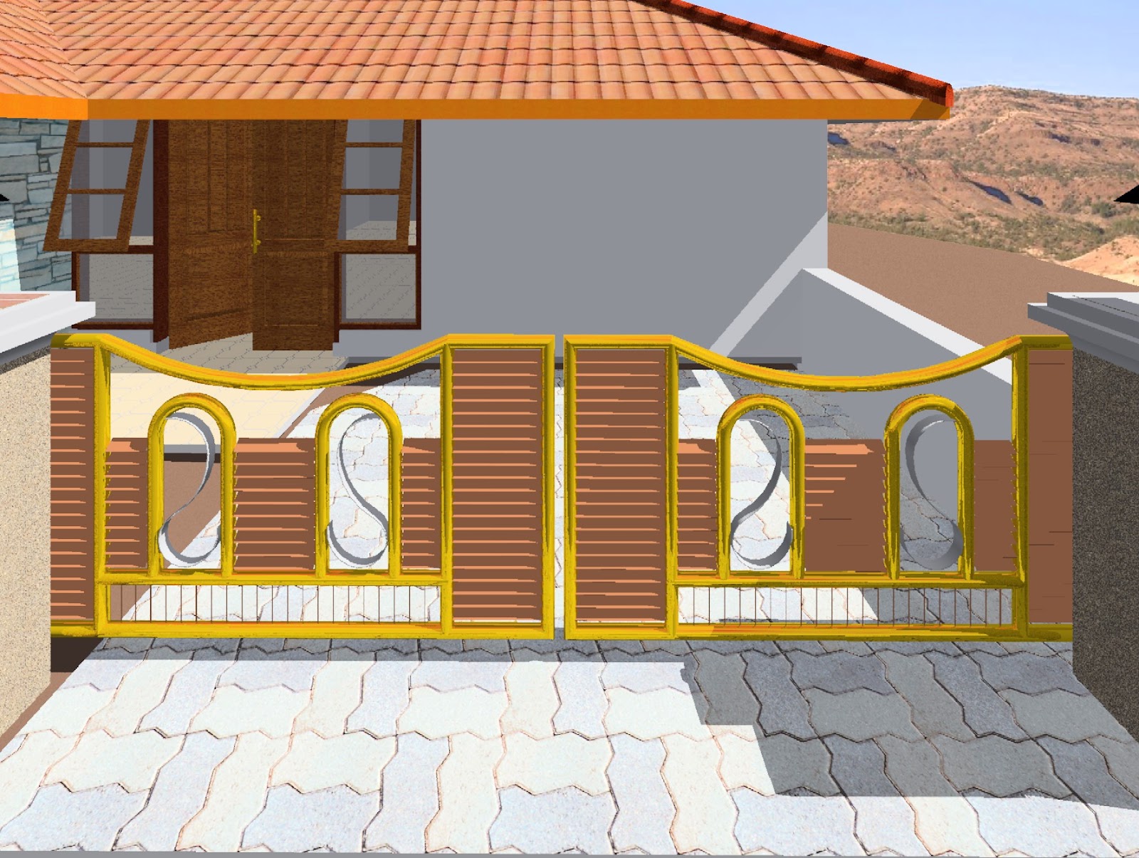 HCDspeedyard: Contoh Produk Revit Building Exterior