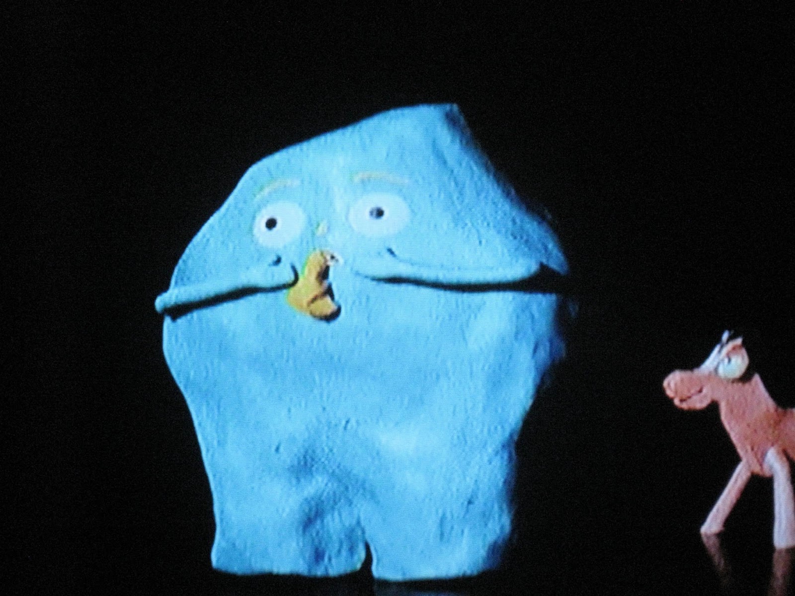 Cartoon Freeze Frame Fun: Gumby's "Before Weight Watchers" Picture