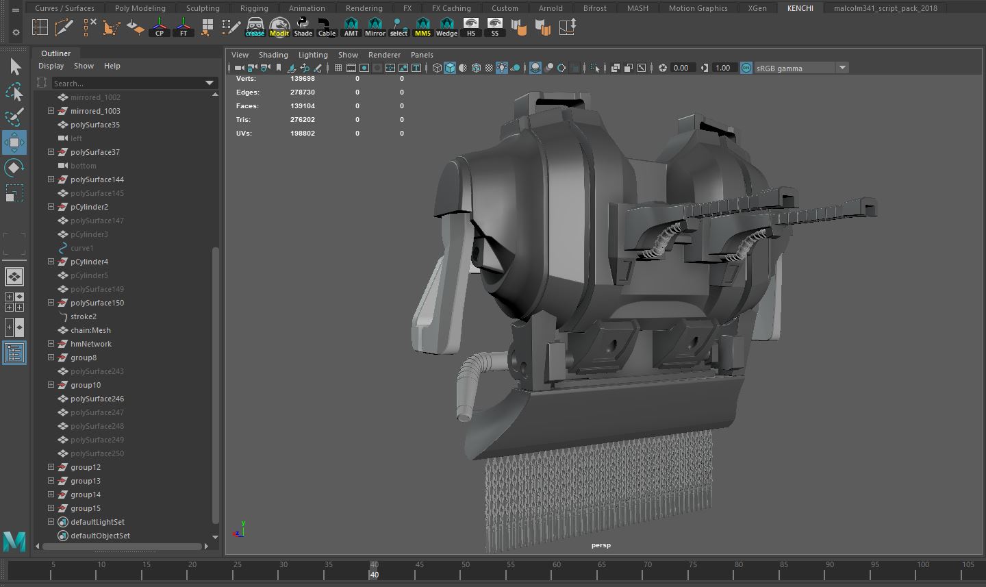 MECHA ART Dept.: FSS LED MIRAGE FLAME LAUNCHER-3